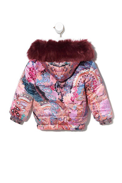 CAMILLA MAYFAIR MARY KIDS REVERSIBLE PUFFER WITH REMOVABLE FUR – Loca Bella